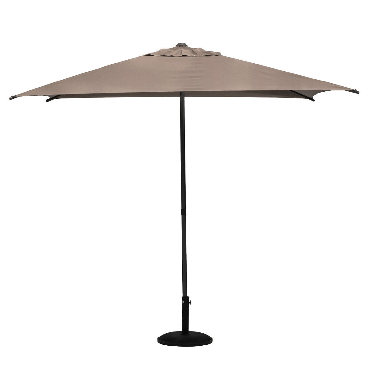 Parasol SOYA gris pardo 2.5x2.5m | hespéride | hôma