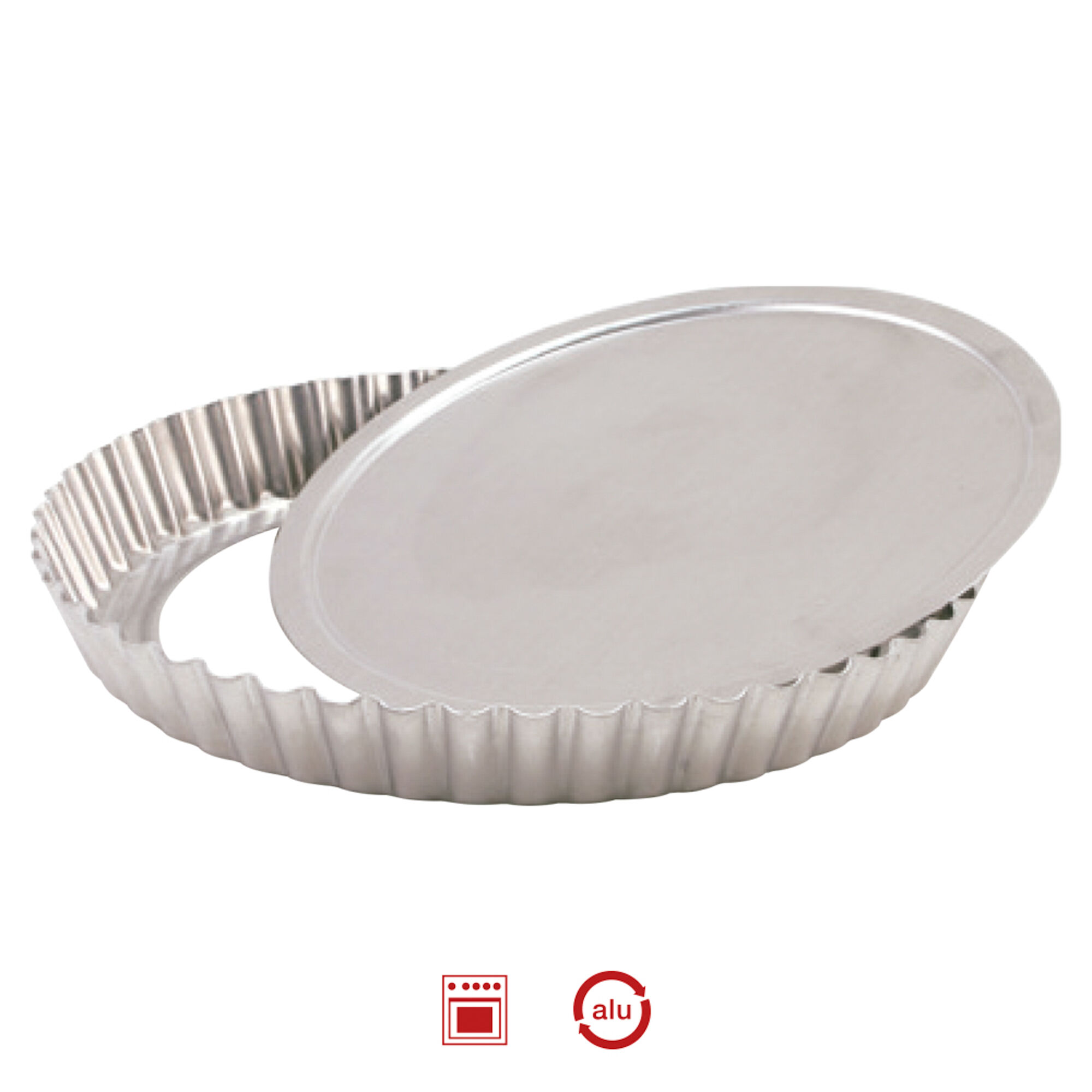 Forma para Tarte Lisa com Base Móvel | | hôma