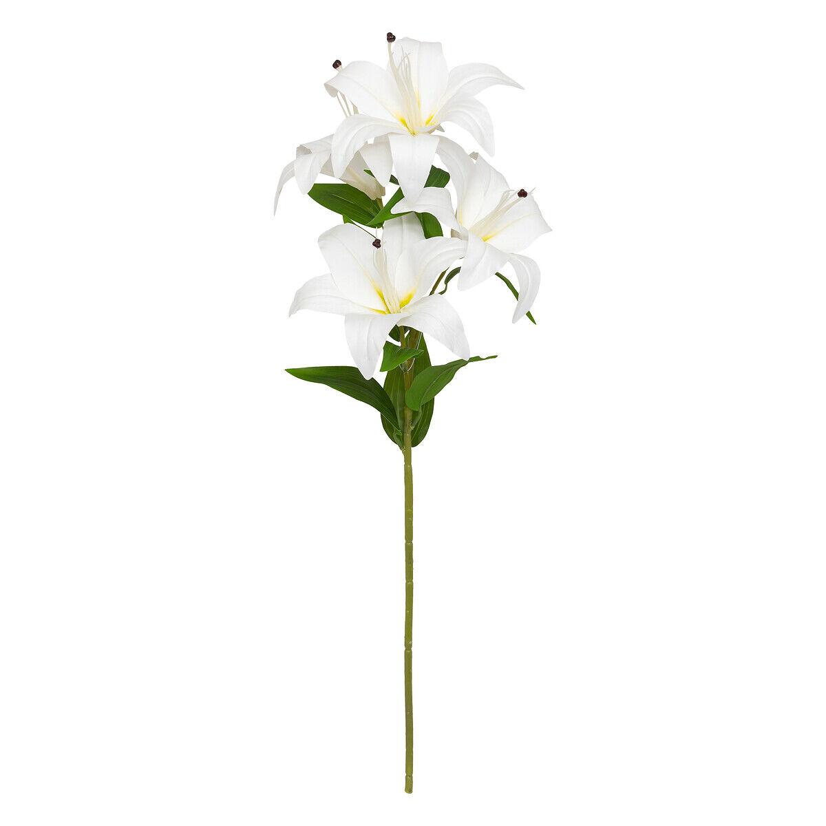 Rama de 4 lirios JAGO blanco 80cm | atmosphera | hôma