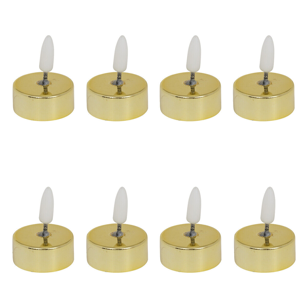 Set de 8 velas led doradas | | hôma