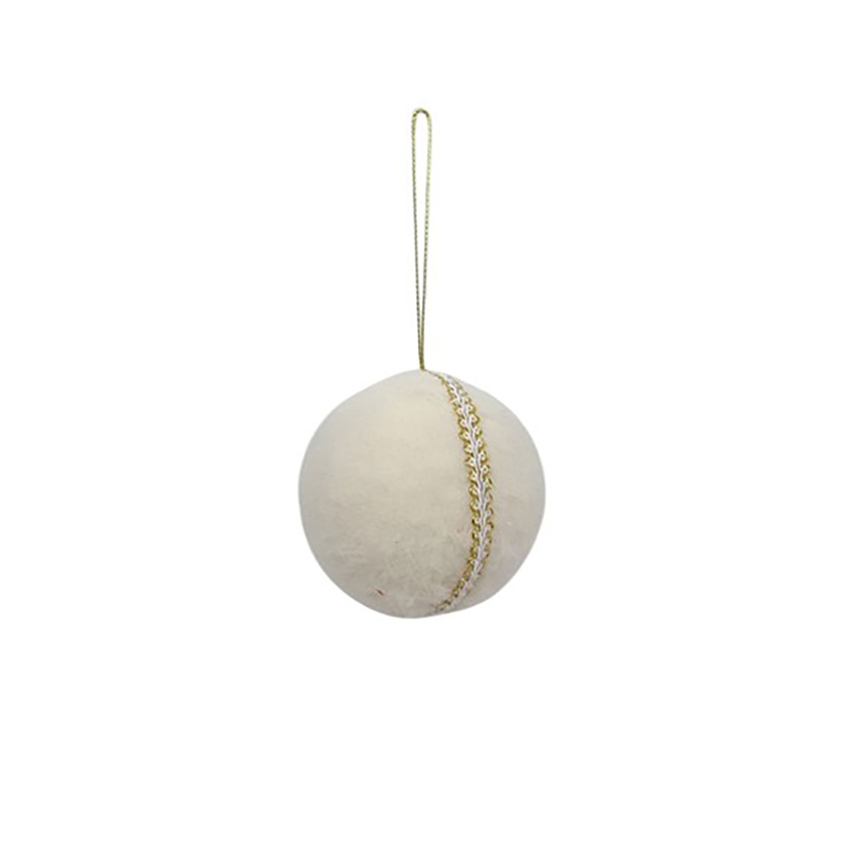 Bola De Navidad Blanca Y Dorada 7,5cm | | hôma