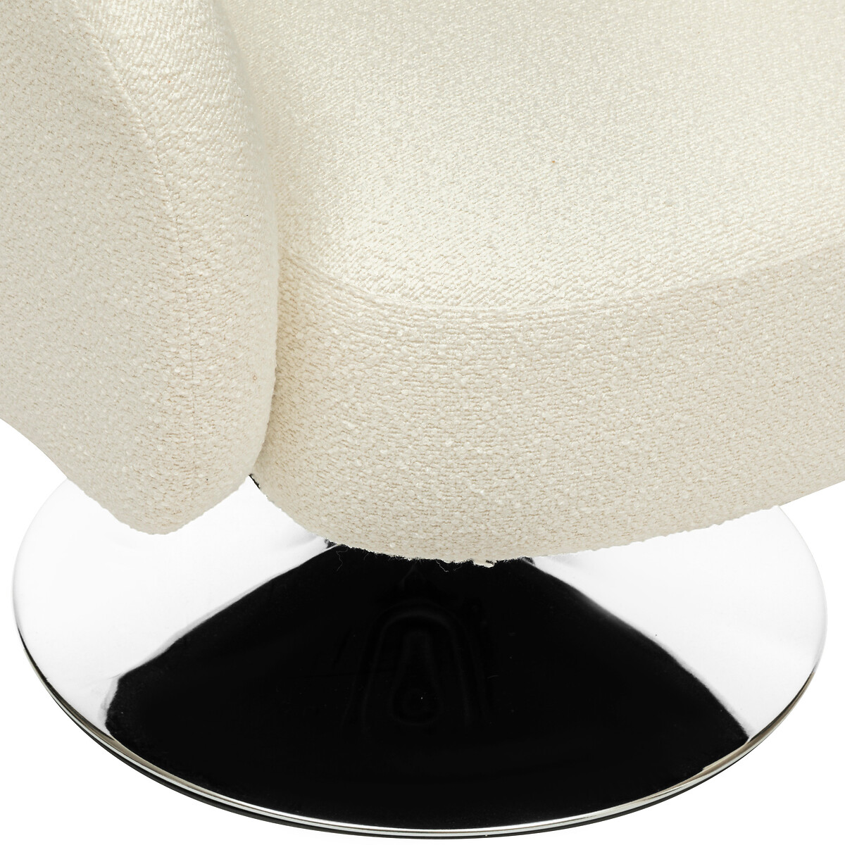 Sillón EDITH bouclé blanco | atmosphera | hôma