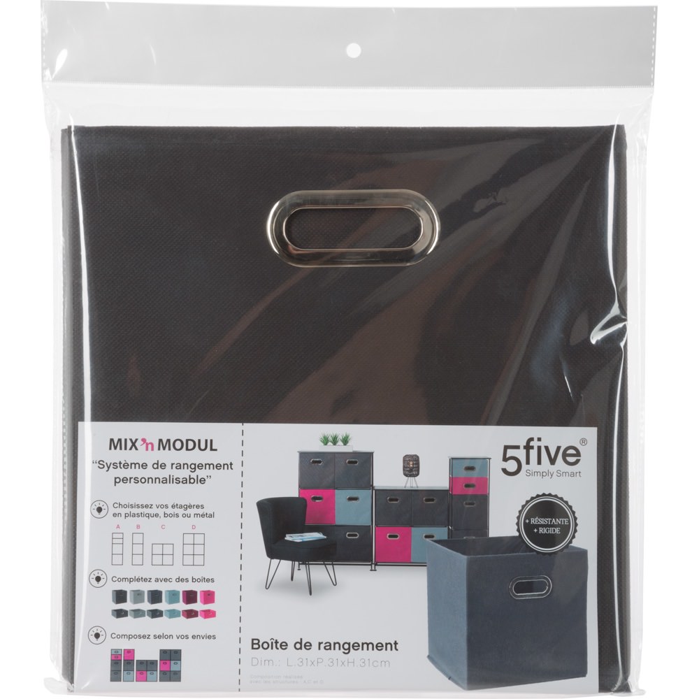 Caja De Tnt Gris 31x31Cm | 5five | hôma