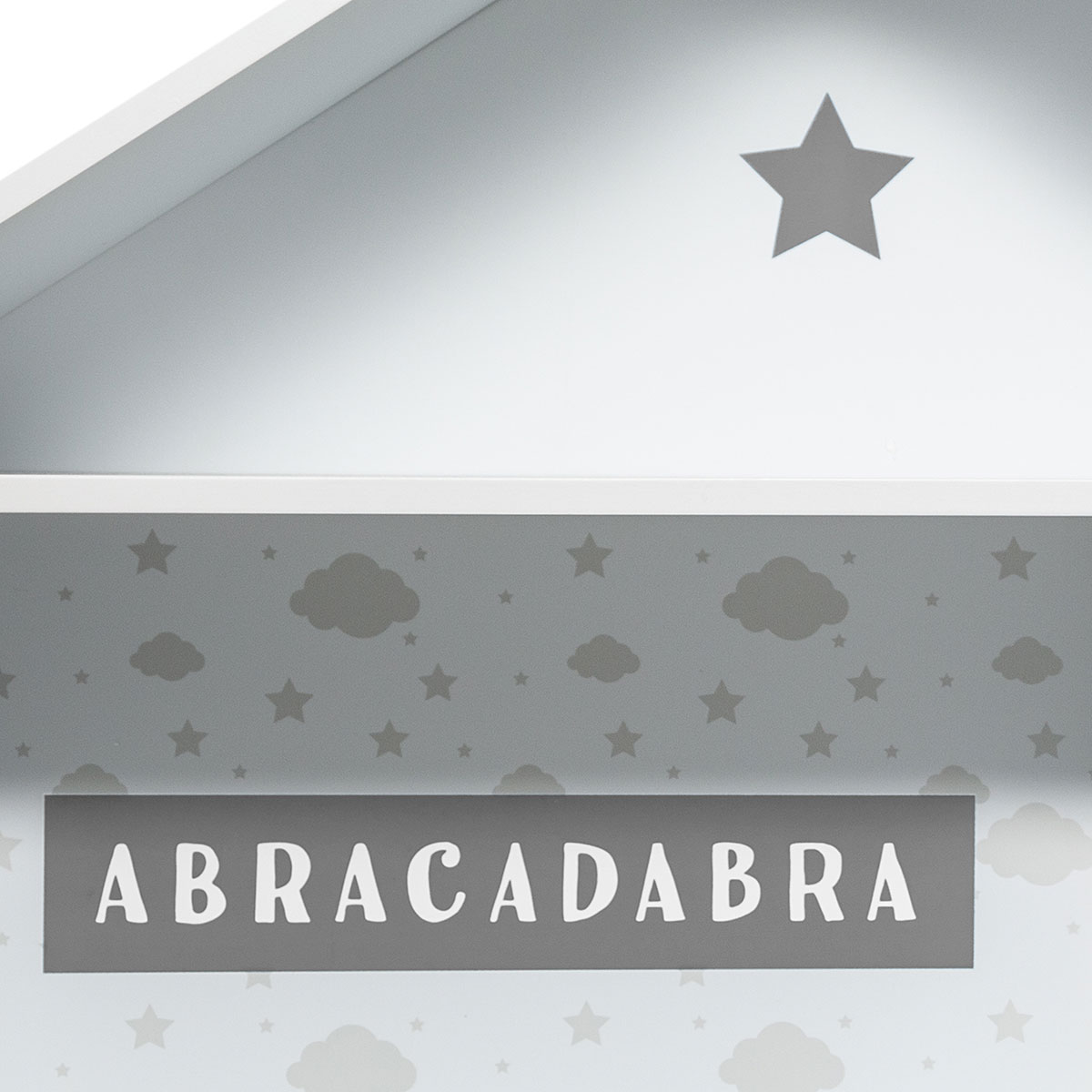 Estantería en forma de casa gris | atmosphera | hôma